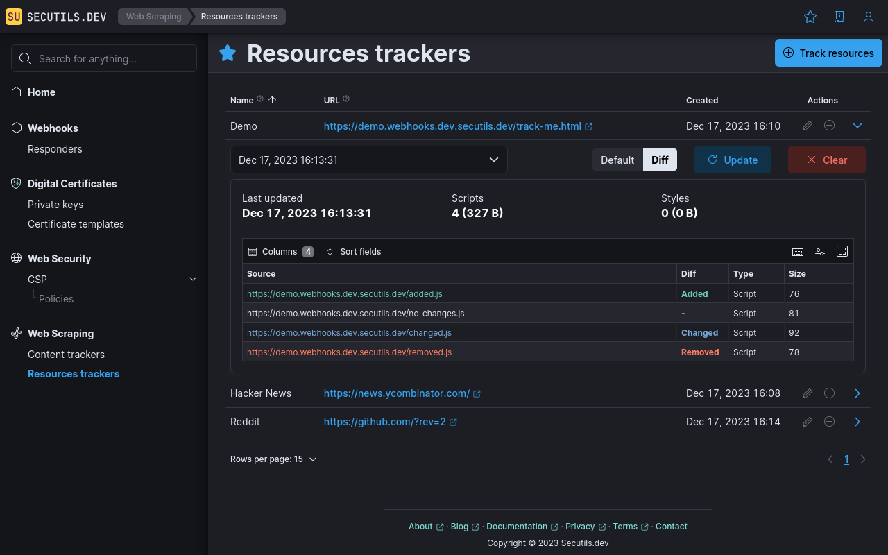 All-in-one security toolbox for engineers and researchers | Secutils.dev All-in-one security toolbox for engineers and researchers | Secutils.dev